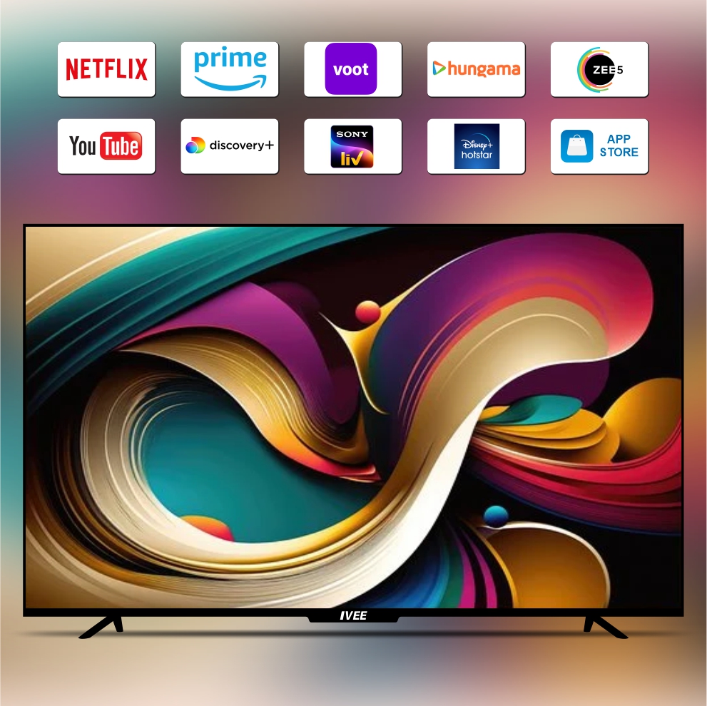 IVEE ECO - 32 Smart Frameless TV | 32 Inch 1GB Smart TV